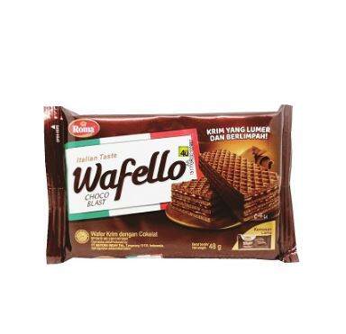 Roma Wafello Sando Chocolate Wafers Italian Style 53g | Lazada