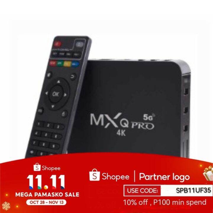 The New 5G MXQ pro 4k android Tv box | Lazada PH