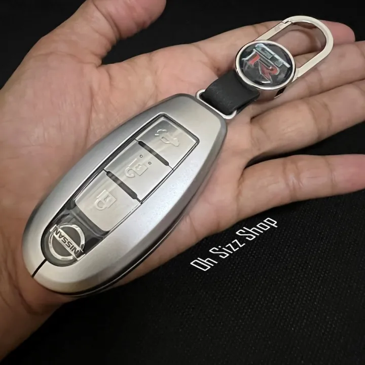 คสโลหะอัลลอยรีโมทรถ Nissan GTR แบบ 2 ชั้น (Double-Layer Metal Aluminum ...