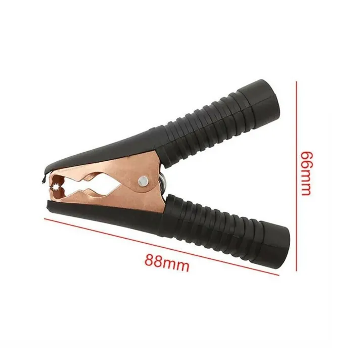 Heavy Duty Jump Lead Clips Crocodile Clamps 100A Car Van Battery ...