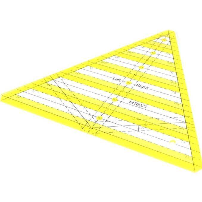 Penggaris Jahit-Quilting dan Patchwork Segitiga Sama Sisi MT-6021 ...
