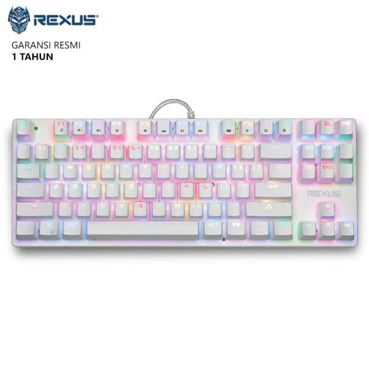 Rexus Keyboard Gaming Mechanical Legionare MX9 TKL RGB WHITE-BLUE ...
