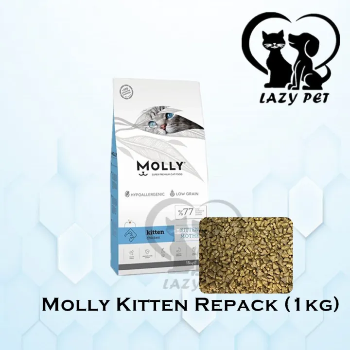 Molly Kitten & Mother Chicken (Cat Food) 1KG Repack | Lazada