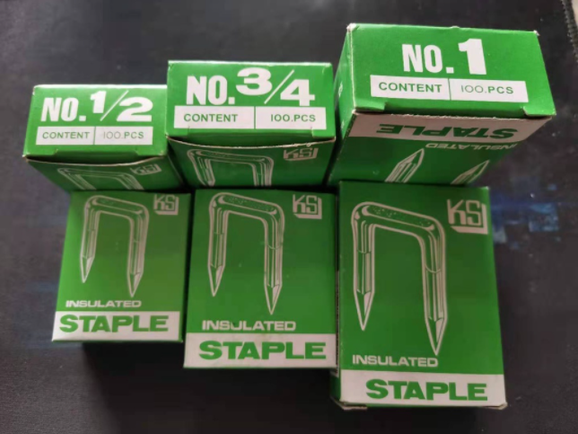 Insulated Staple Wire 1/2 , 3/4 , 1 U nails | Lazada PH