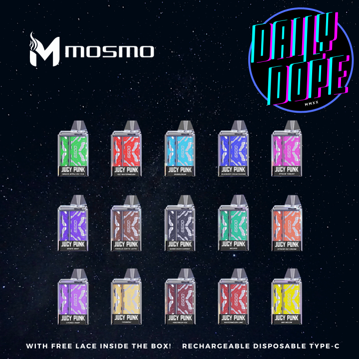 {Legit} Mosmo 6500 Puffs Disposable Pod with FREE Lace Mosmo 6500 Puffs ...