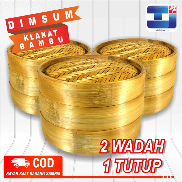 Klakat Bambu Dimsum Perlengkapan Dapur [25 cm]/Kerajinan bambu jogja ...