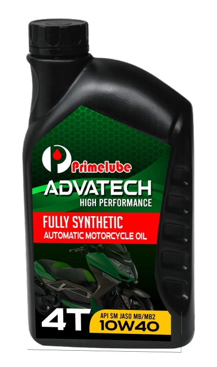 PRIMELUBE ADVATECH HP FULLY SYNTHETIC AUTOMATIC MOTORCYCLE OIL 1 LITER ...