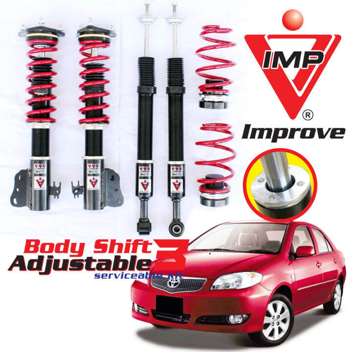 ADJUSTABLE Toyota Vios NPC42 Hi Lo Bodyshift Serviceable Absorber | Lazada