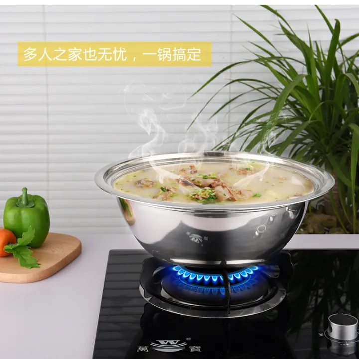 Stainless steel steamer, steamer, double bottom pot, steamer tray ...