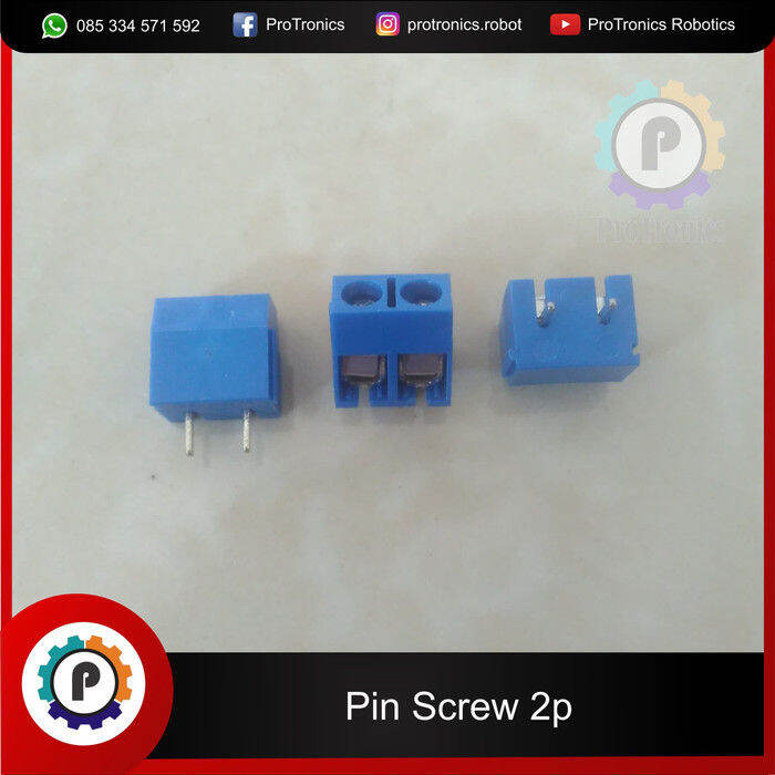 Terminal Block Connector Pin Screw 2 Pin | Lazada Indonesia