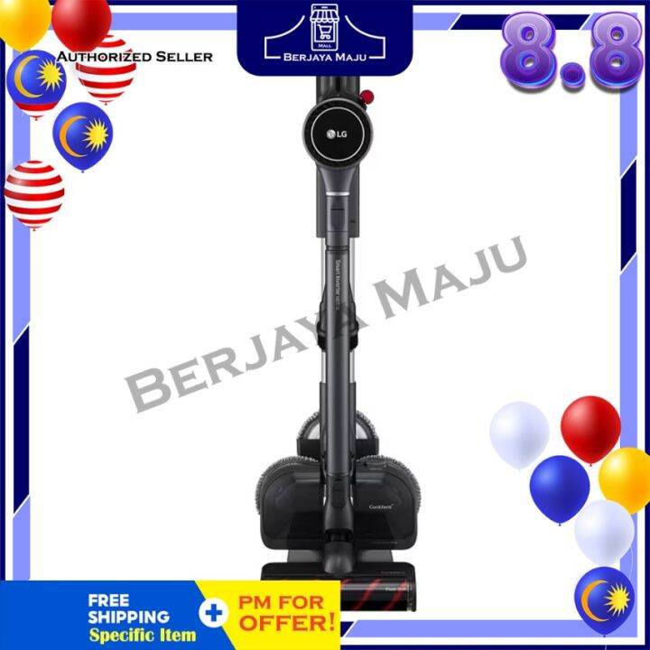 LG 200W Cordzero Inverter Turbo Cyclone Cordless Stick Vacuum Cleaner ...