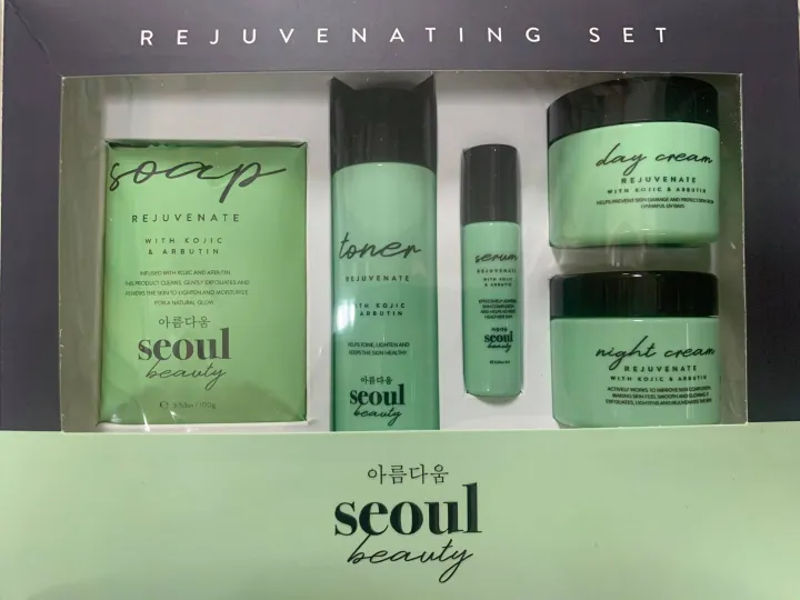 KOREA Seoul Beauty Rejuvenating Set w/ Kojic and Arbutin | Lazada PH