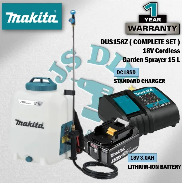 MAKITA DUS158Z 18V Cordless Garden Sprayer 15L | Lazada