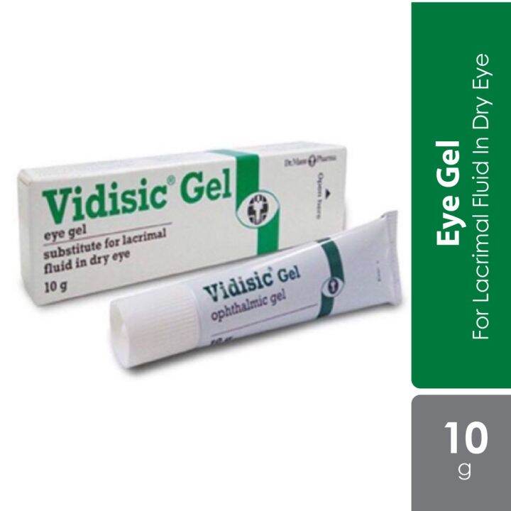 VIDISIC GEL EYE GEL 10G - For Dry Eye | Lazada