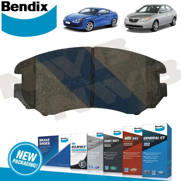 Bendix Brake Pads Front Set HD for Hyundai Elantra and Coupe 2006-2009 (DB1504) | Lazada PH