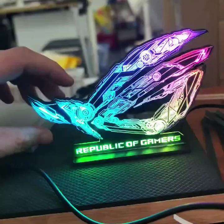 ROG Lost Eye Belief Light Chassis Cool Apollo Chassis Decoration ...