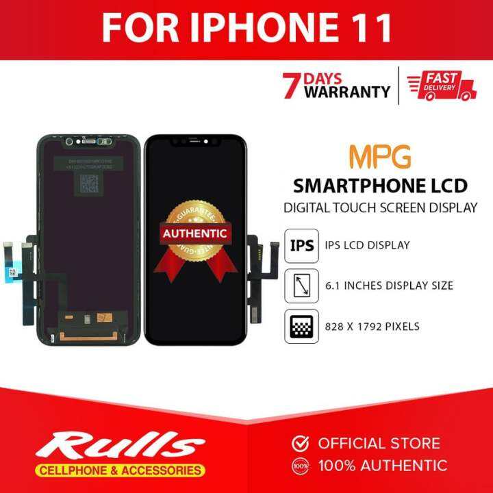 Smartphone LCD for Apple iPhone 11 Digital Touch Screen Display Frame ...