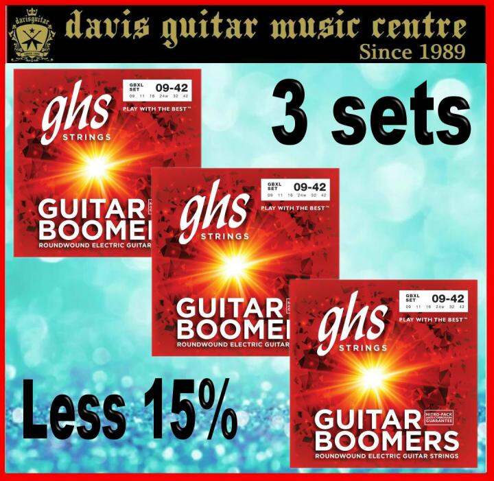 GHS Boomers 009-42 Electric Guitar String GBXL Made In USA | Lazada ...