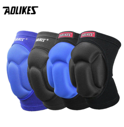 HOLA AOLIKES 1Pair Thicked Football Volleyball Extreme Sports Ski Knee ...