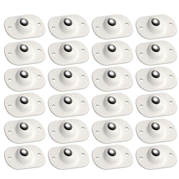 Self Adhesive Wheels Stick On Casters For Furniture 24PCS 360 Degree ...