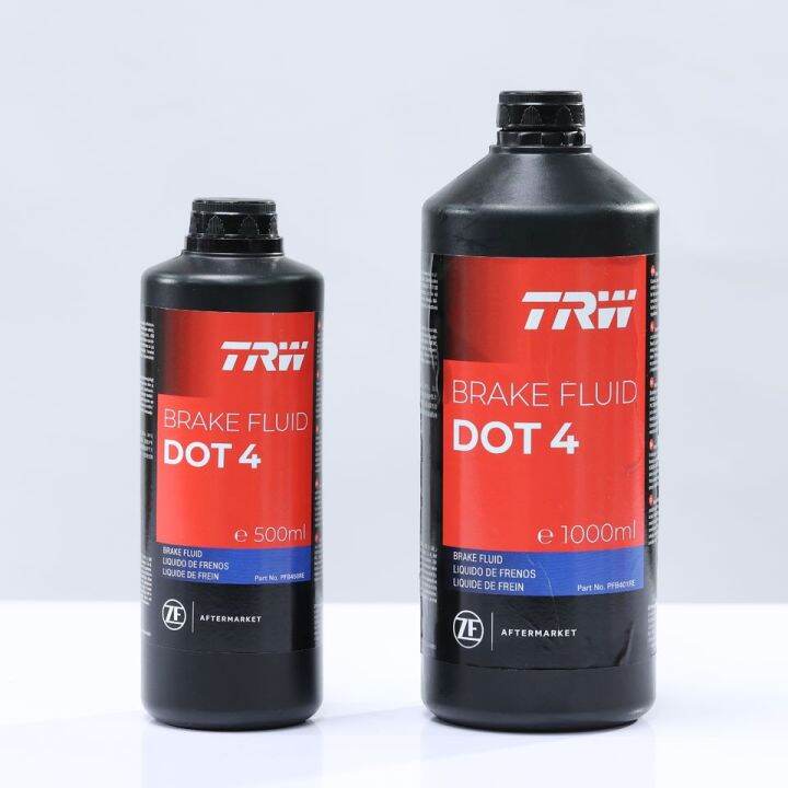 นํ้ามันเบรก TRW Brake Fluid DOT4 PFB450/500ml PFB401/1L น้ำมันเบรก TRW น้ำมันเบรกมาตรฐานระดับโลก ...