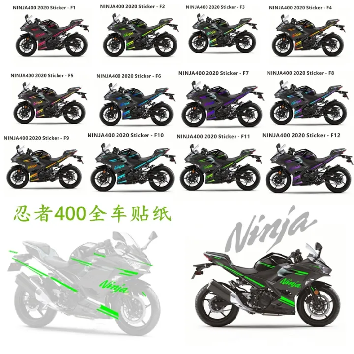 Stickers Decals For Kawasaki NINJA400 ninja 400 2018 2019 2020 2021 ...