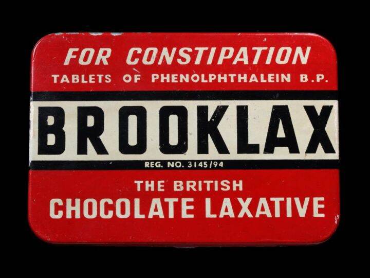 BROOKLAX กล่องยาถ่าย เก่ามาก ยุคปี2515-2525 เก่าแท้รับประกันความแท้ ใคร ...