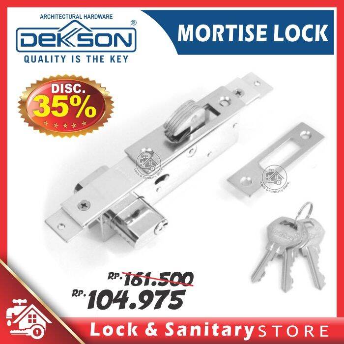 Lockcase Pintu Sliding Dekson Dekkson DKS KC 8423 + DC Mortise Lock ...