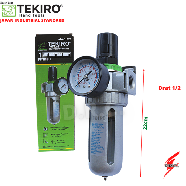 Tekiro air control unit single Air Filter angin compressor Tekiro Japan ...