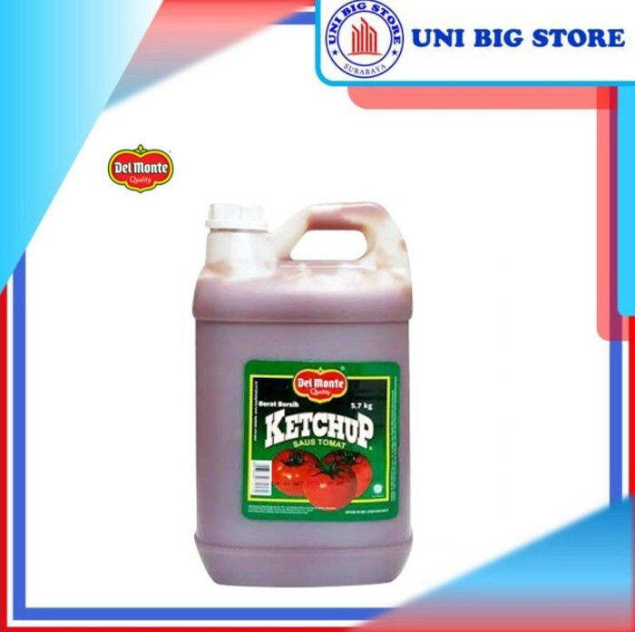 DELMONTE Saos Tomat Ketchup Tomato Sauce Galon 5.7 Jerigen 5 Kg ...