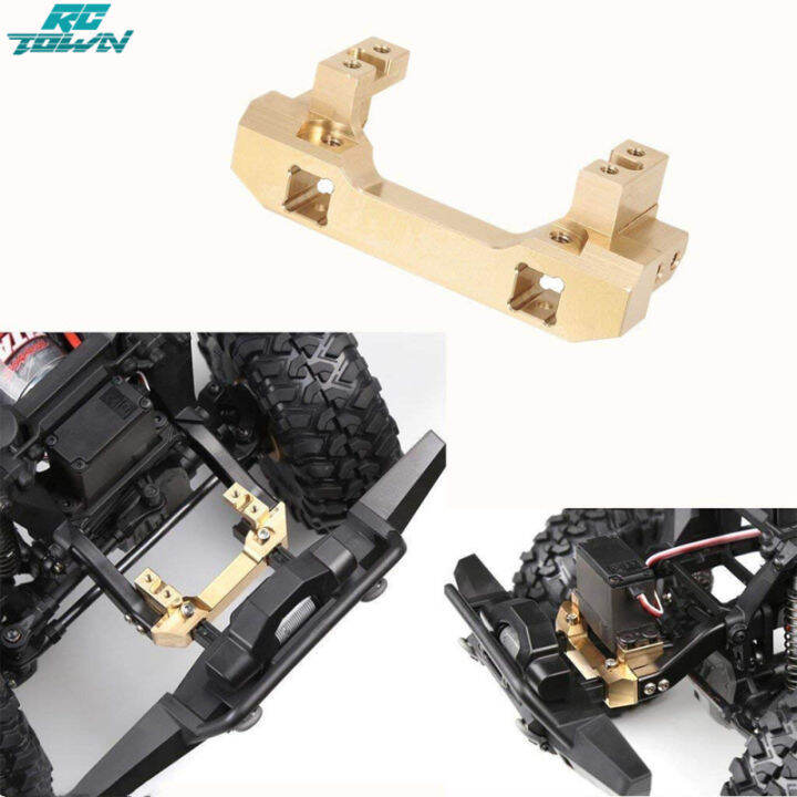 1:10 RC TRX4 Front Bumper Mount Gold Servo Relocation Mount For Traxxas ...
