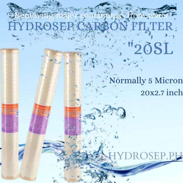 Hydrosep Activated Carbon Block Filter CTO 20SL | Lazada PH