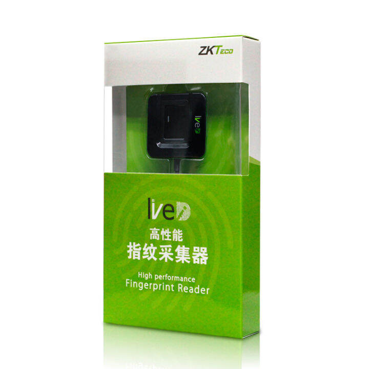ZKTECO entropy-based technology Live20R fingerprint collector scanner driving school hospital ...