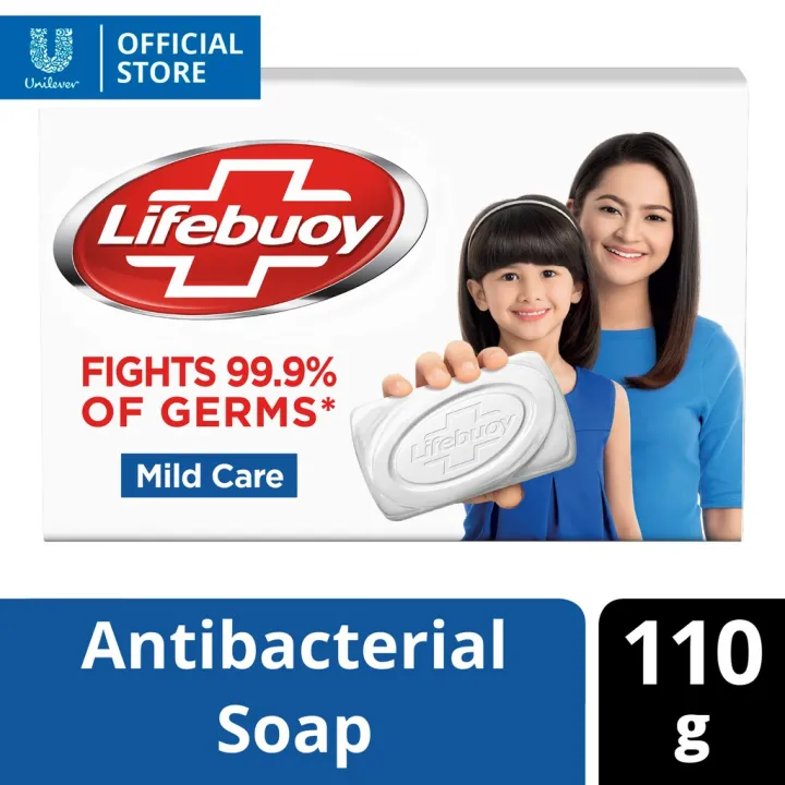 Lifebuoy Antibacterial Bar Soap Mild Care 110g | Lazada PH