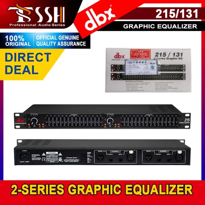 DBX 215/131 Graphic Equalizer dbx equalizer 15 band Dbx | Lazada PH