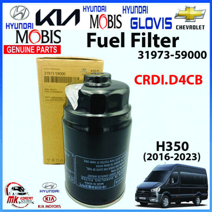[GENUINE] Fuel Filter for H350(2016-2023). CRDI. D4CB. 31973-59000. GENUINE PARTS | Lazada PH