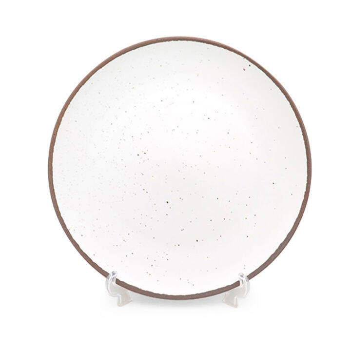 JAVA Piring Makan Brown Speckles 26 cm | Lazada Indonesia