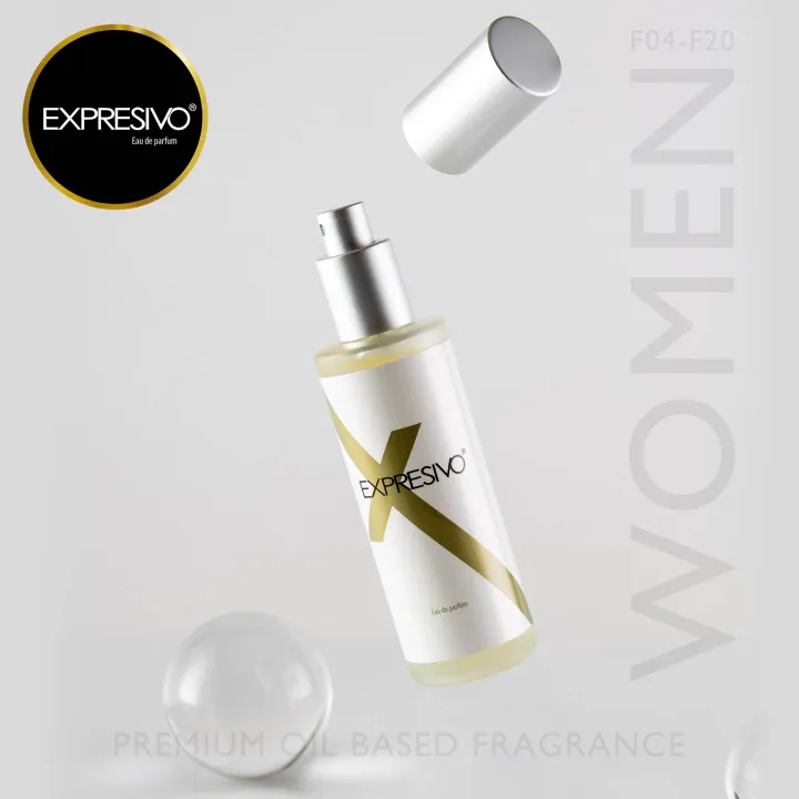 EXPRESIVO F011-F20 85ml Premium Oil Based Perfume for Women | Lazada PH