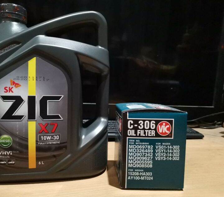 bundle zic 6Lit 10W30 fully synthetic with vic filter C306 for ...