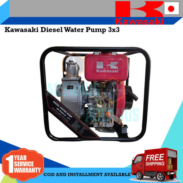 Kawasaki Diesel Water Pump 3x3 | Lazada PH