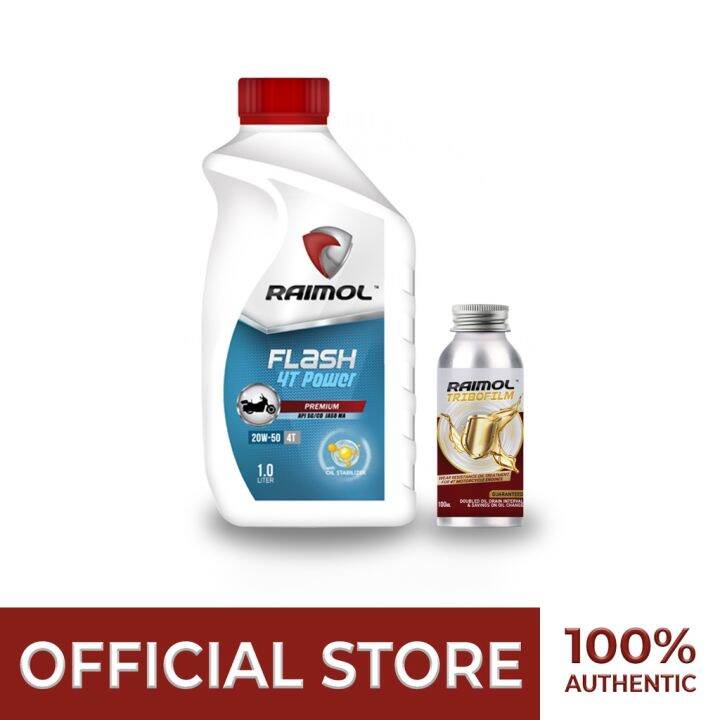 【READY STOCK】 ♫RAIMOL FLASH 4T POWER 1L 20W50 SG CD 4 STROKE MOTORCYCLE ...