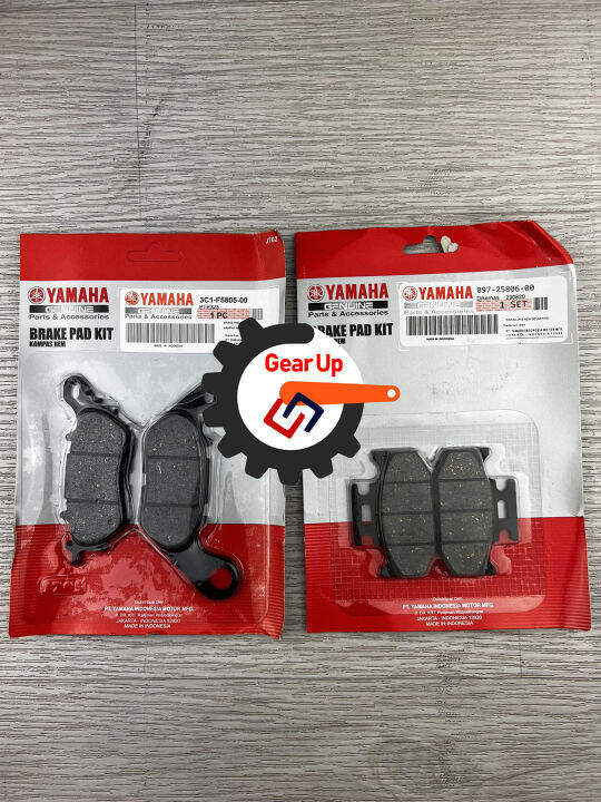 3c1 + B97 Genuine Yamaha Brake pad front & rear Set for R15 v.3 ...