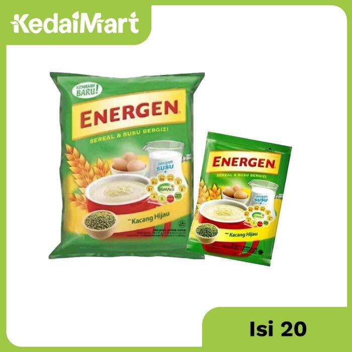 Energen Sereal Rasa Kacang Hijau Bag Isi 20 x 35 Gram | Lazada Indonesia