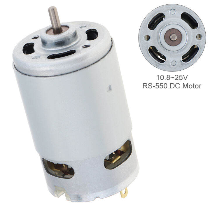 RS550 DC Motor 10.8V / 12V / 14.4V / 16.8V / 18V / 21V / 25V Electric ...