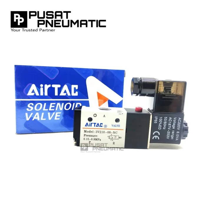 Solenoid Valve Airtac 3v210 08 / Selenoid Valve Airtac 3v210-08 ...