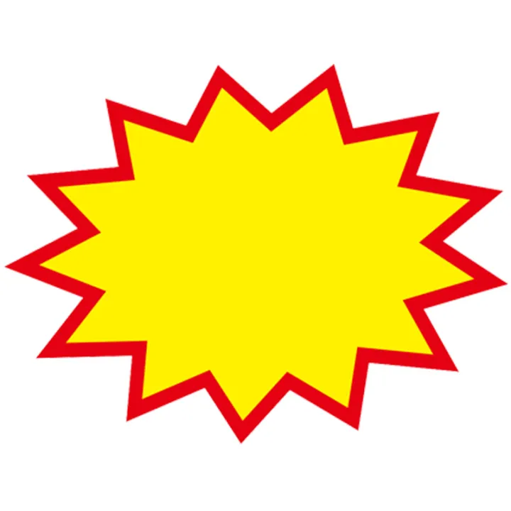 Advertising paper supermarket explosion stickers convenience store ...