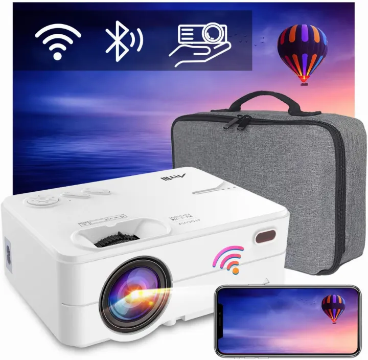 WiFi Bluetooth Projector - Artlii Enjoy 2 Mini Phone Projector Support ...