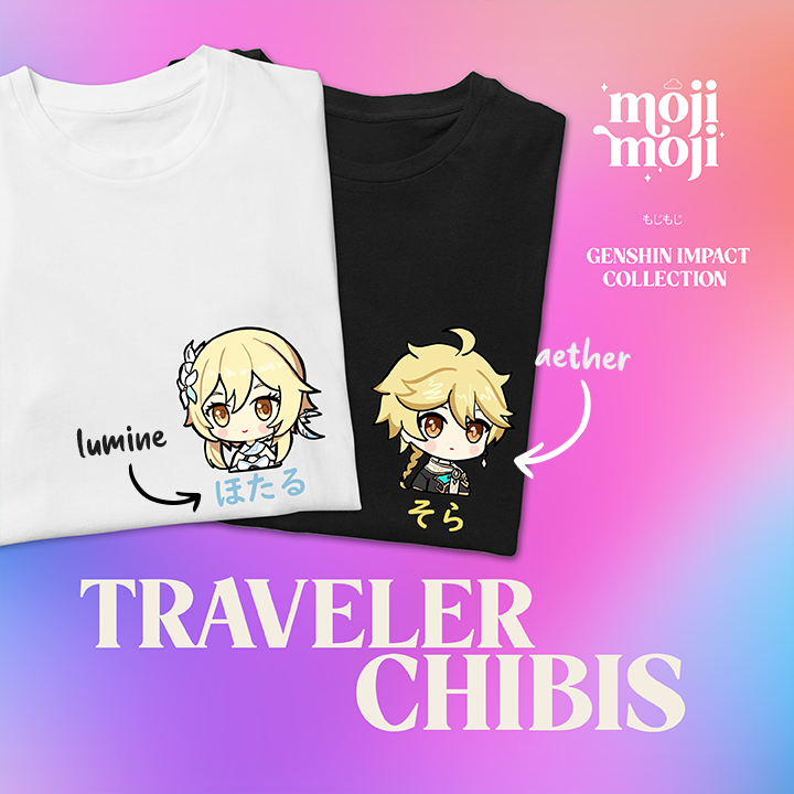 Genshin Impact - Traveler Chibi Shirt | Lazada PH