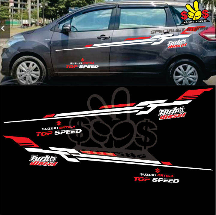 Stiker Mobil Suzuki Ertiga Diesel Model List Top Speed | Lazada Indonesia
