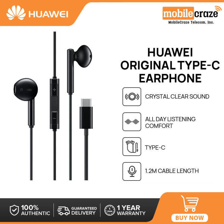 HUAWEI Earphone USB Type-C In Ear Headset | Lazada PH